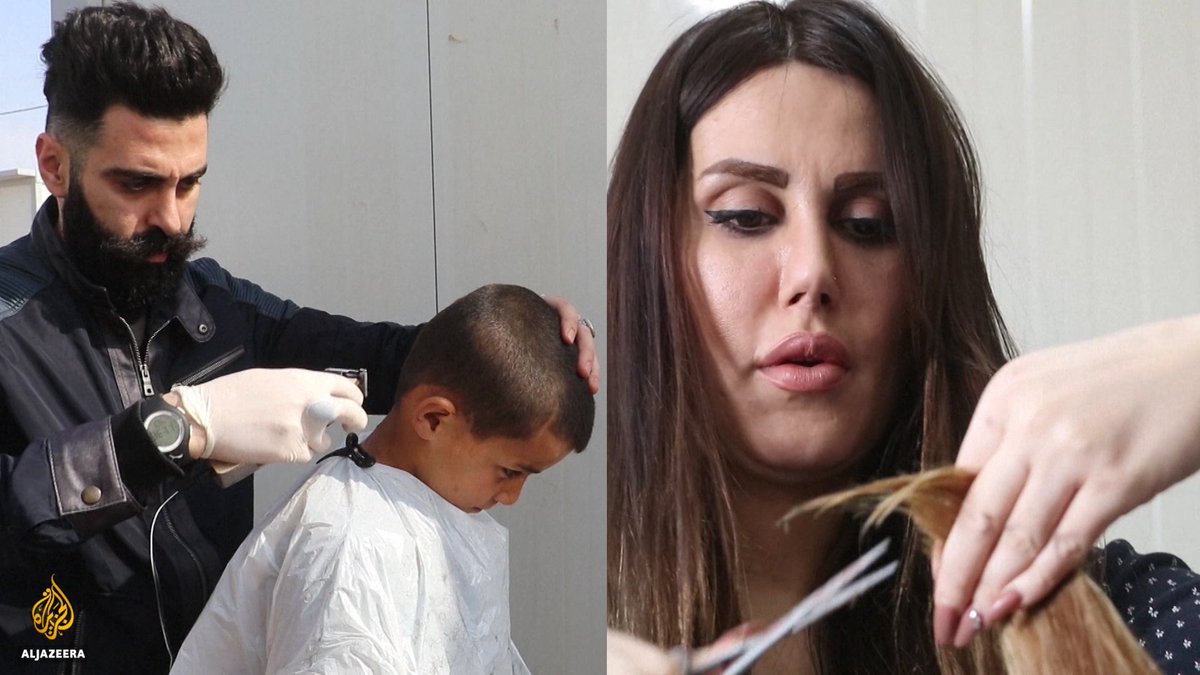 This hairdresser is trying to boost the confidence of displaced Iraqi ...