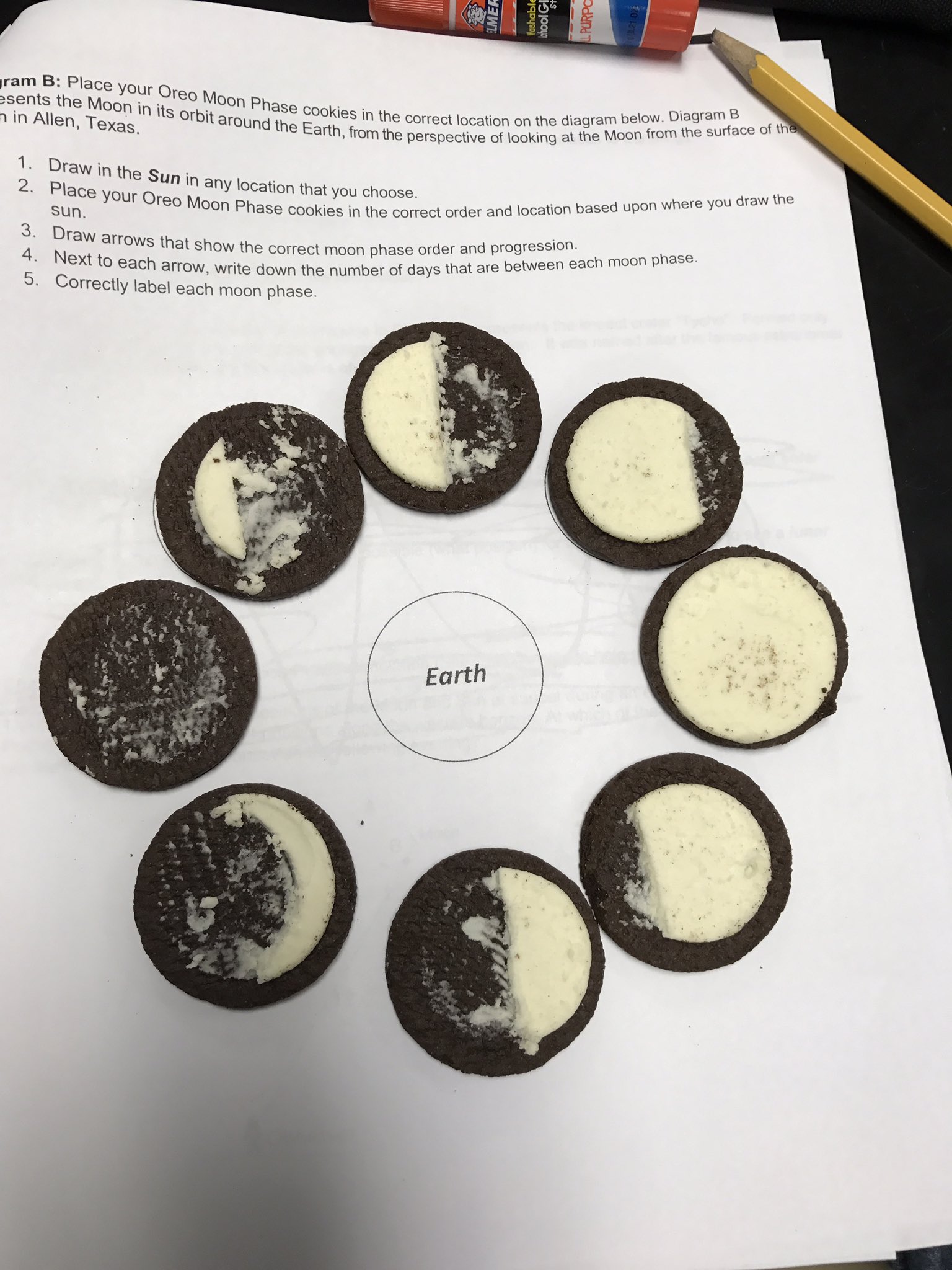 Oreo Moon Phases Lab