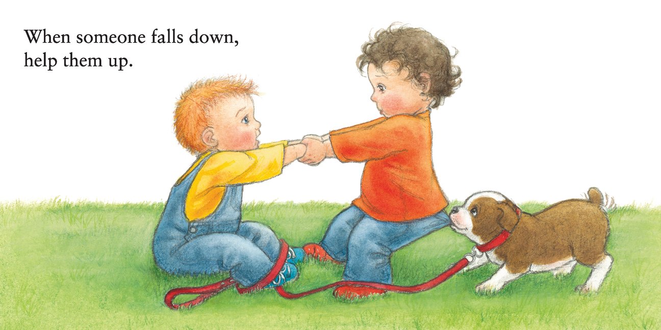 Helping Someone Up Clipart