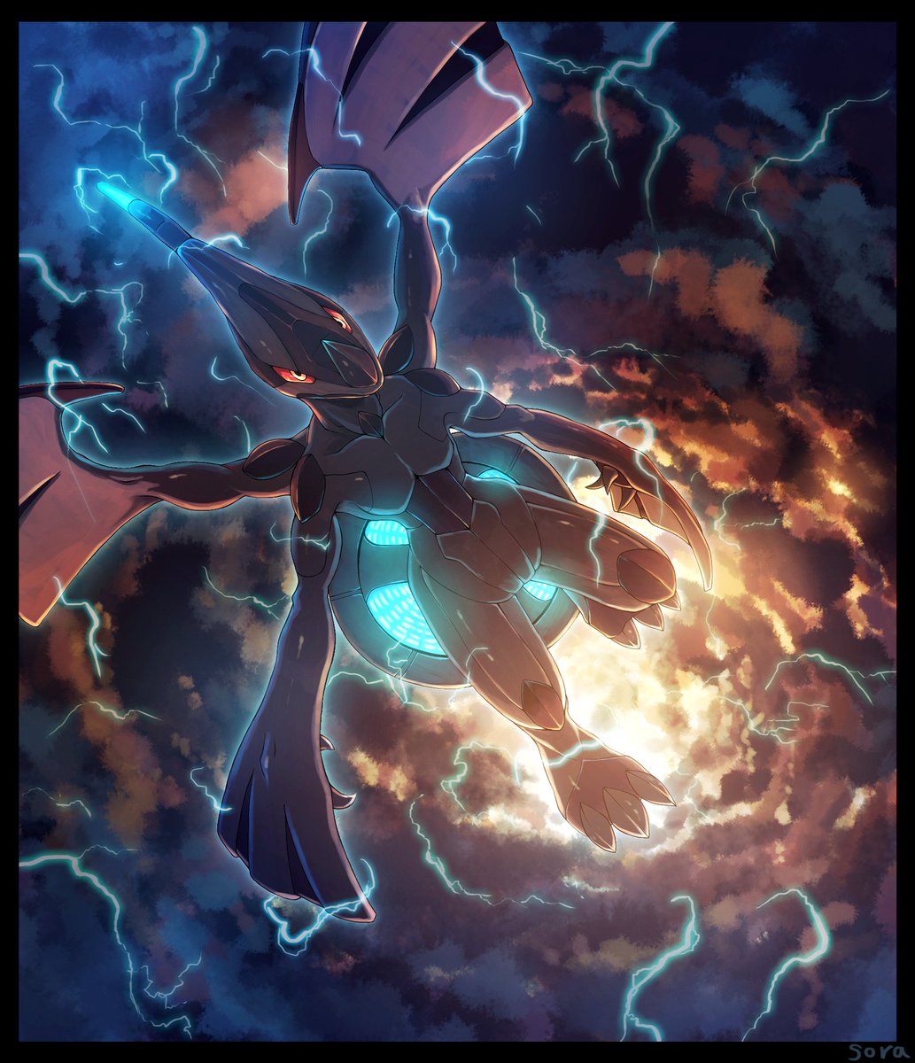Powerful Zekrom! (By 空豆) : r/Pokemonart