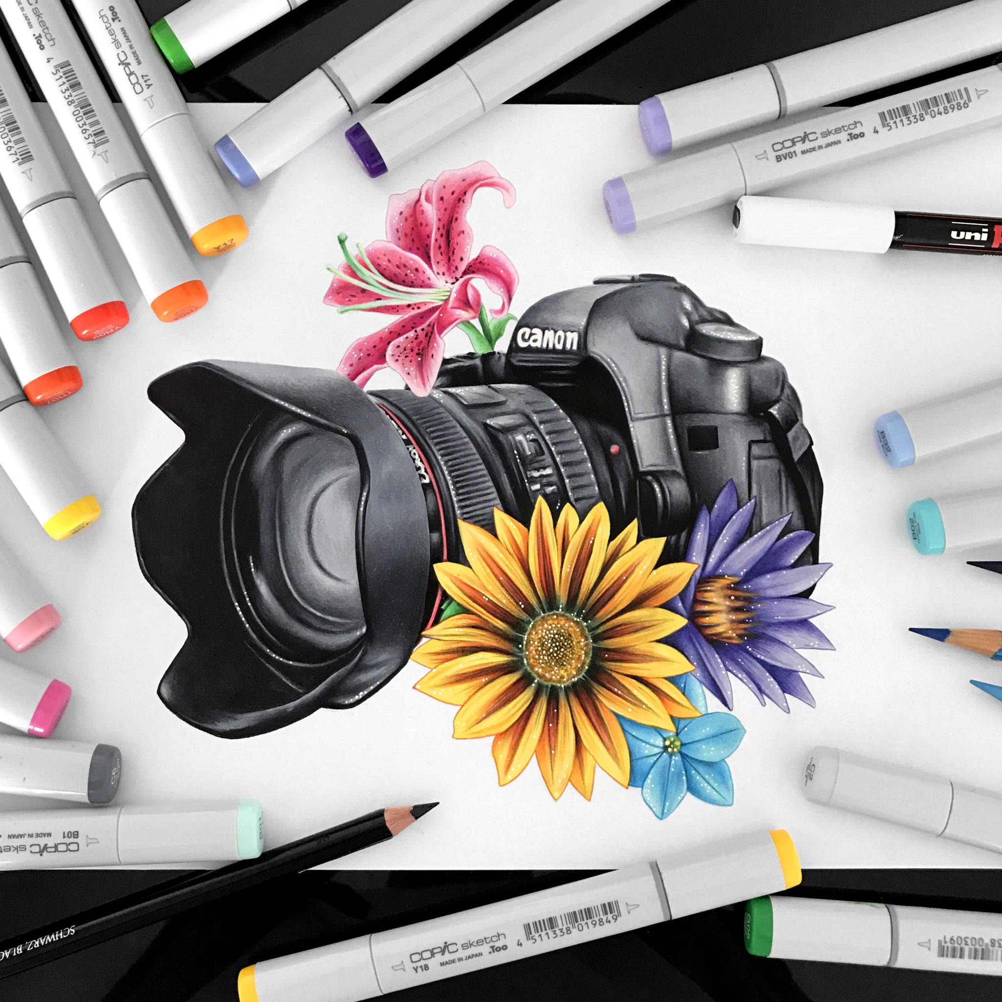 Canon Camera Drawing