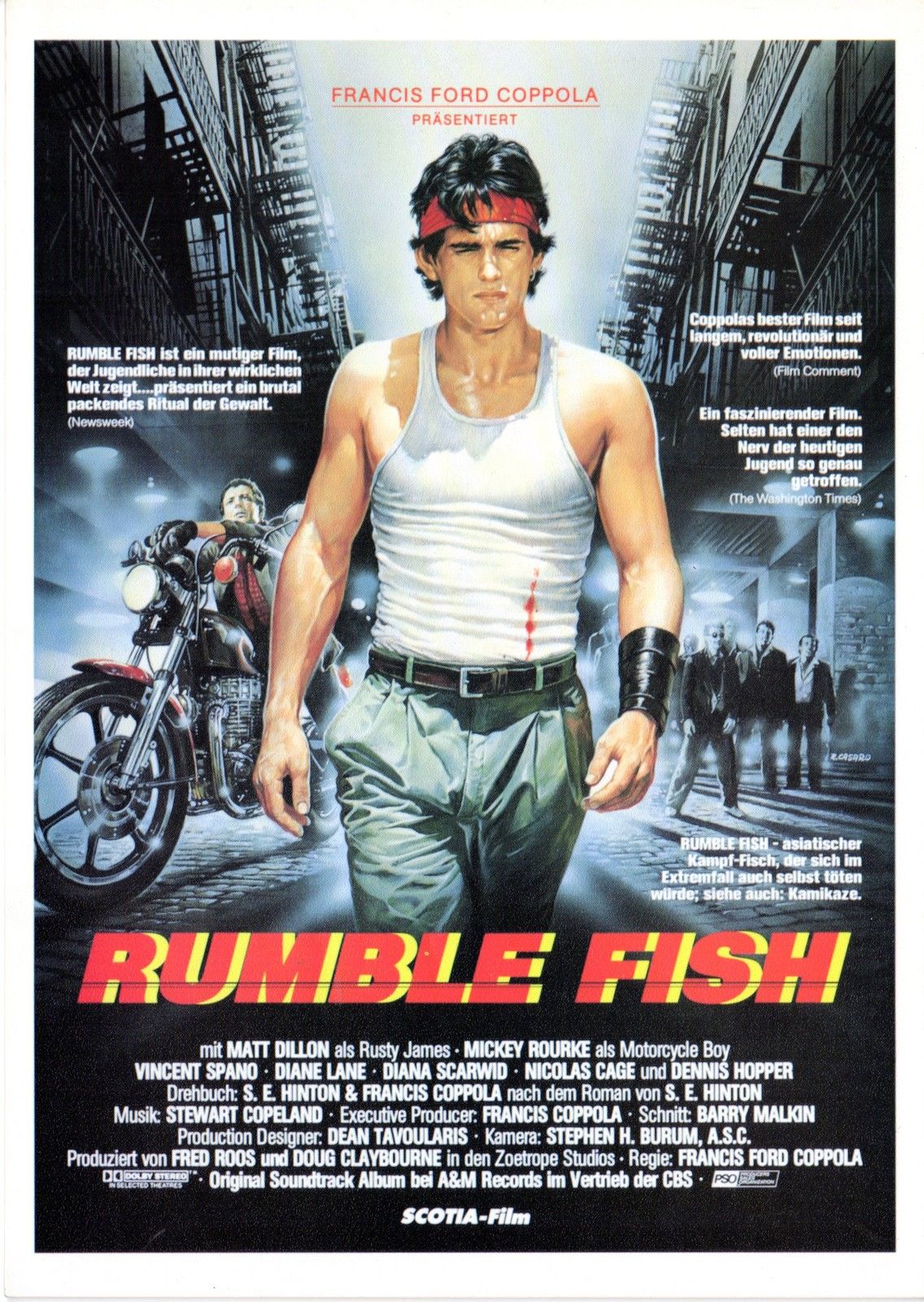 Rumble Fish Movie Poster