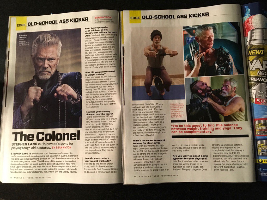 Stephen Lang Avatar Muscles
