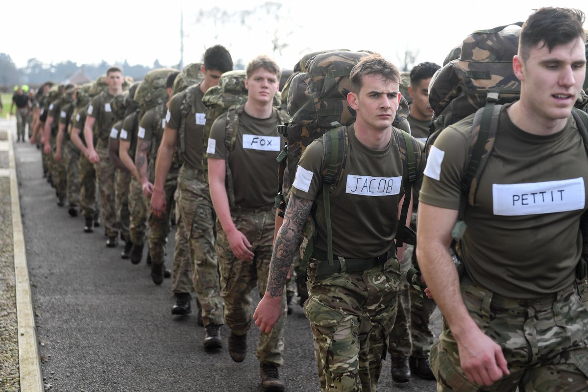 Good luck to the latest cohort of soldiers starting the long and ...