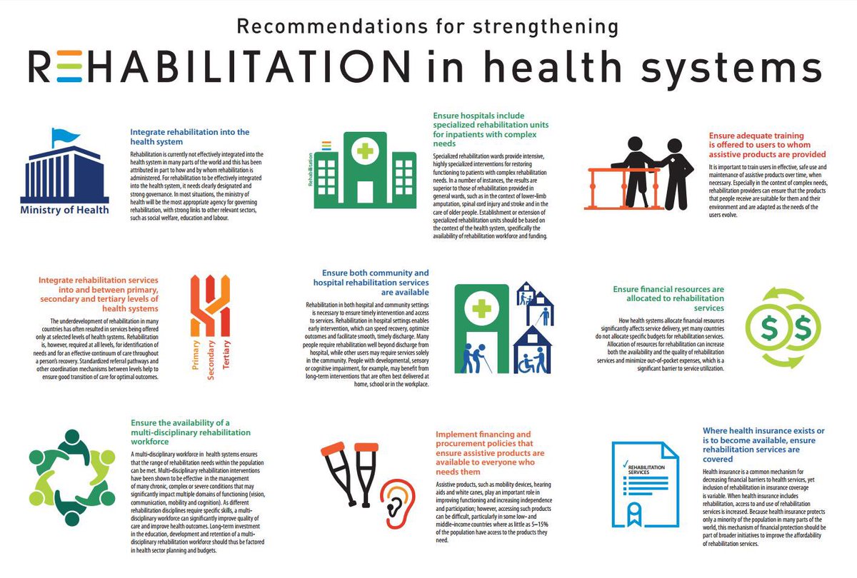 Recommendations for strengthening rehabilitation in health system ...