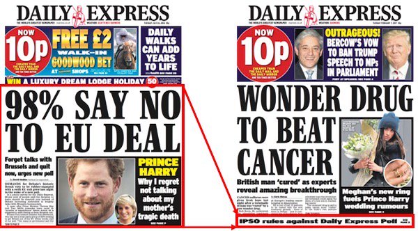 Compare and Contrast: Multiple examples - Hacked Off