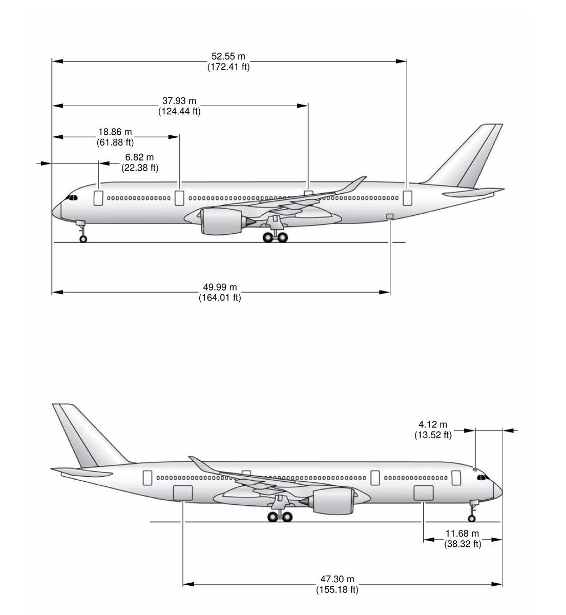 Чертеж airbus a350 - 80 фото