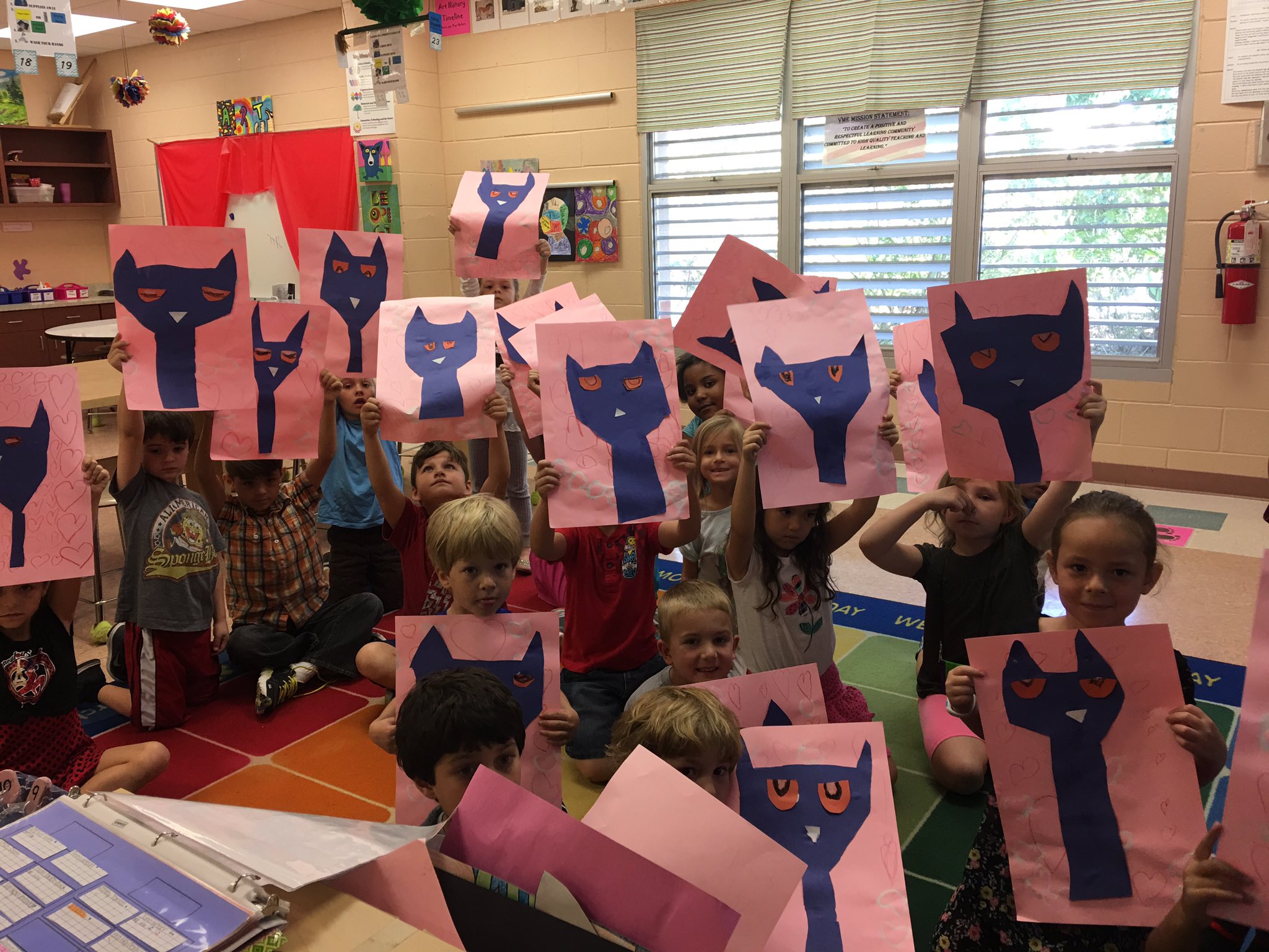 Mrs. G on Twitter: "Pete the Cat's groovy guide to love inspired these ...
