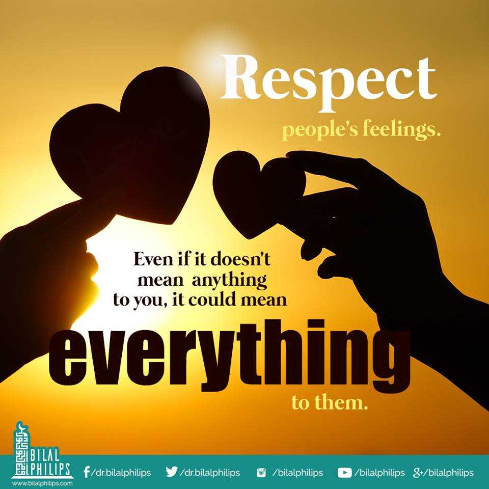 Respecting Others In Islam