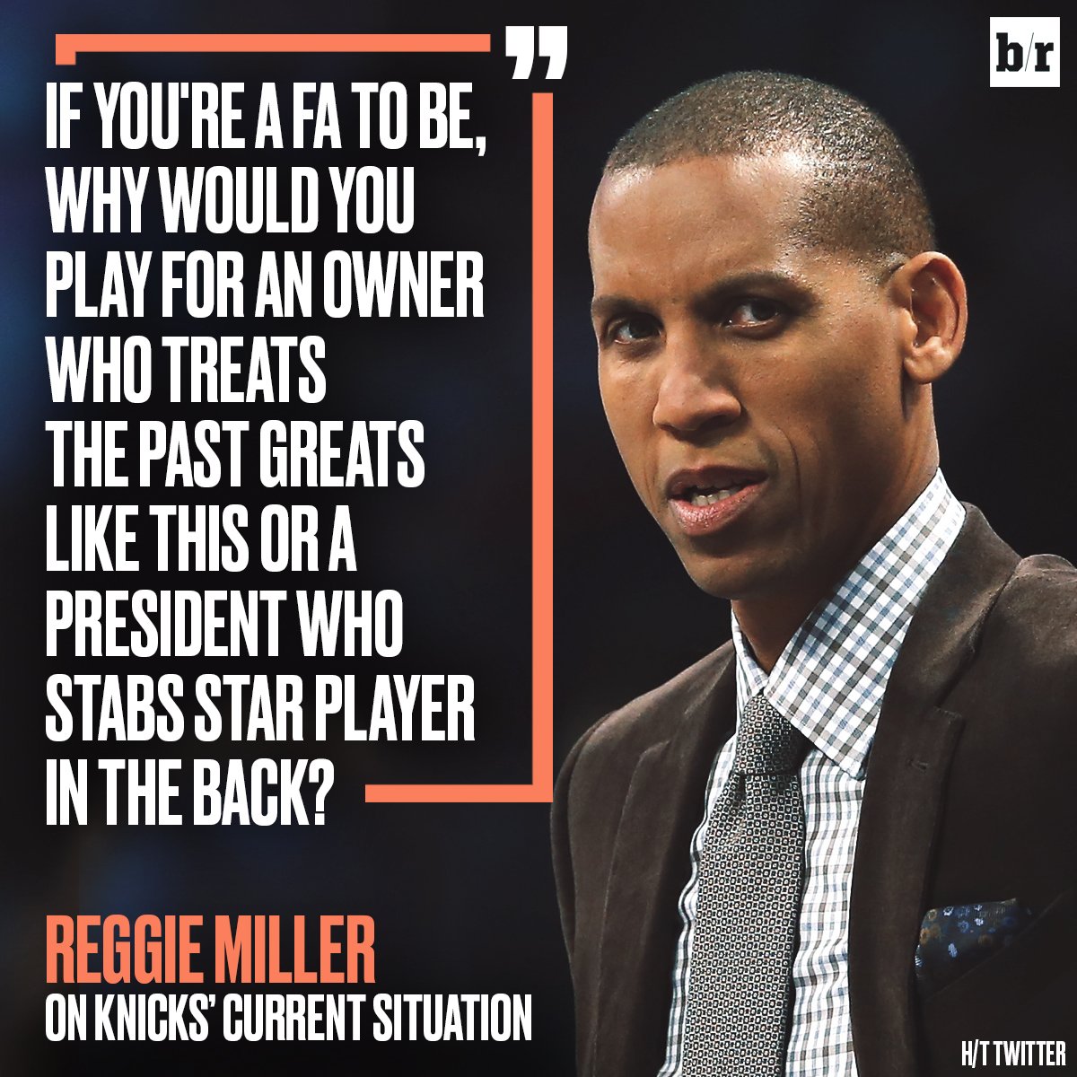 My hate for Reggie Miller has lessened a bit. : r/NYKnicks