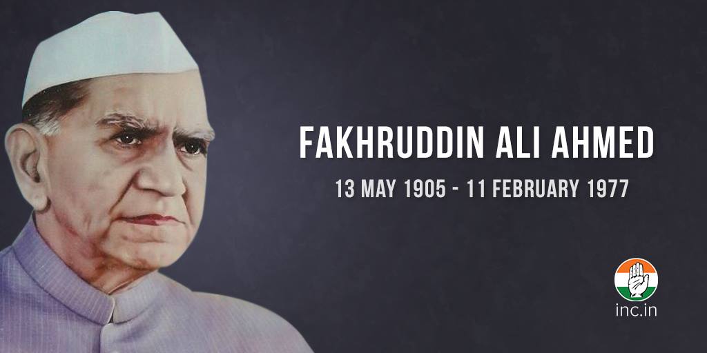 We pay tribute to former President Fakhruddin Ali Ahmed on his death ... We pay tribute to former President Fakhruddin Ali Ahmed on his death ...