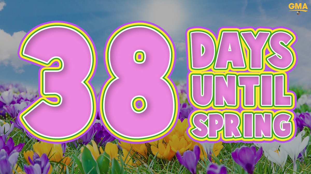 38 days until SPRING! ? ? | Good Morning America | Scoopnest