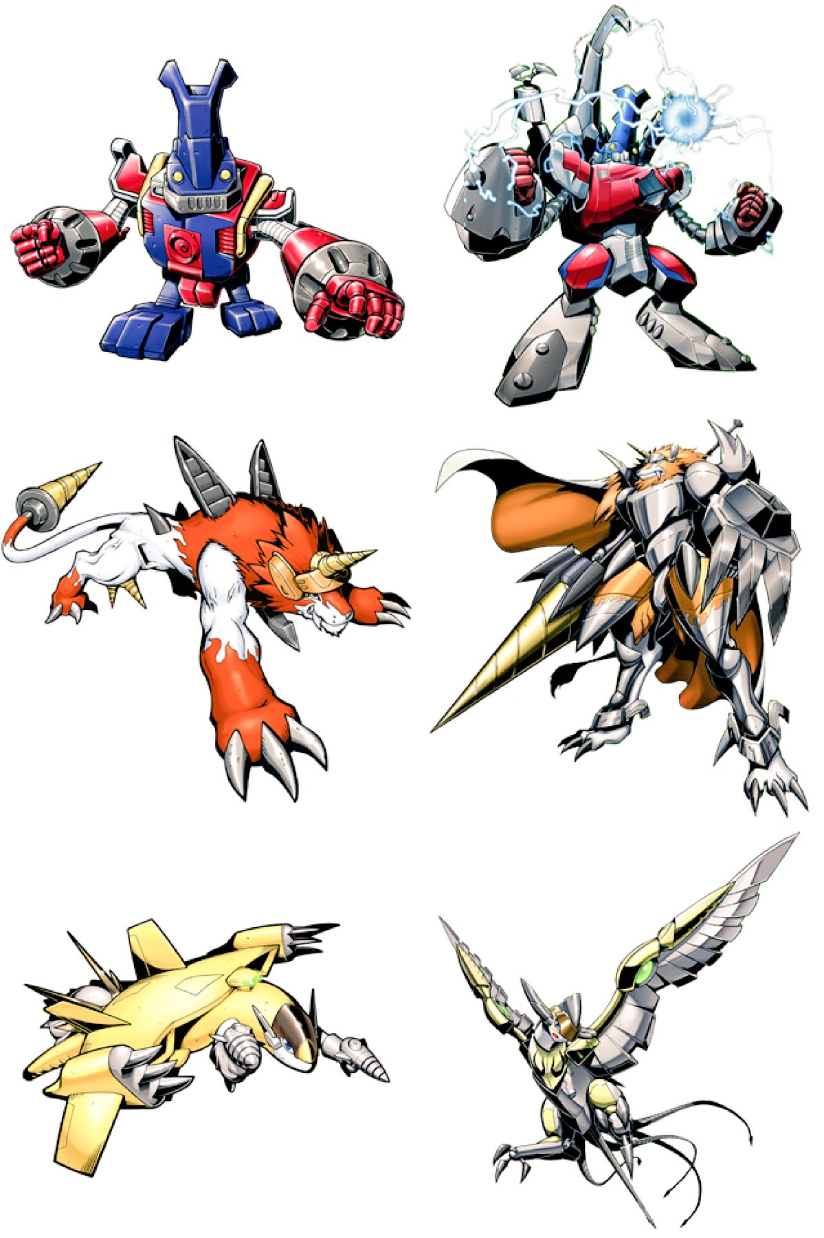 Ballistamon Evolution Chart