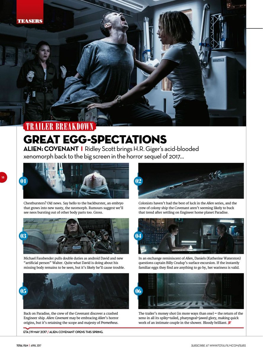 New Alien: Covenant Stills in Latest Issue of Empire Magazine - Alien ...
