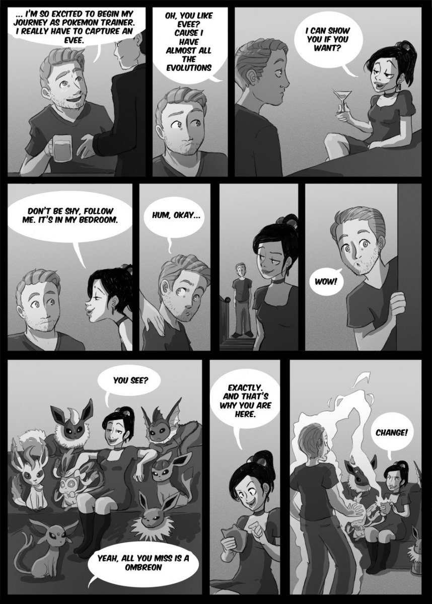 Pig Transformation Comic