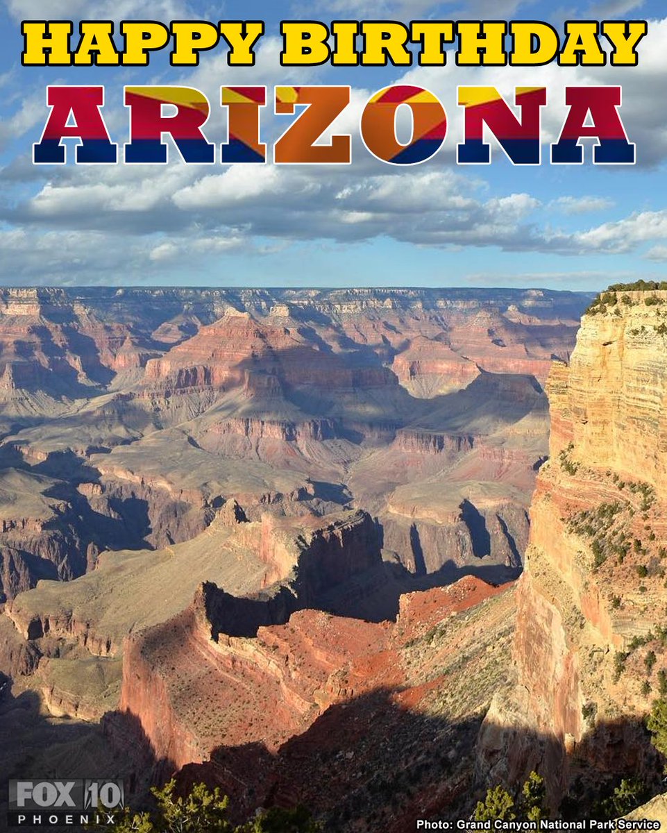 Happy birthday, Arizona! Even at 105 years old, you never looked so ...