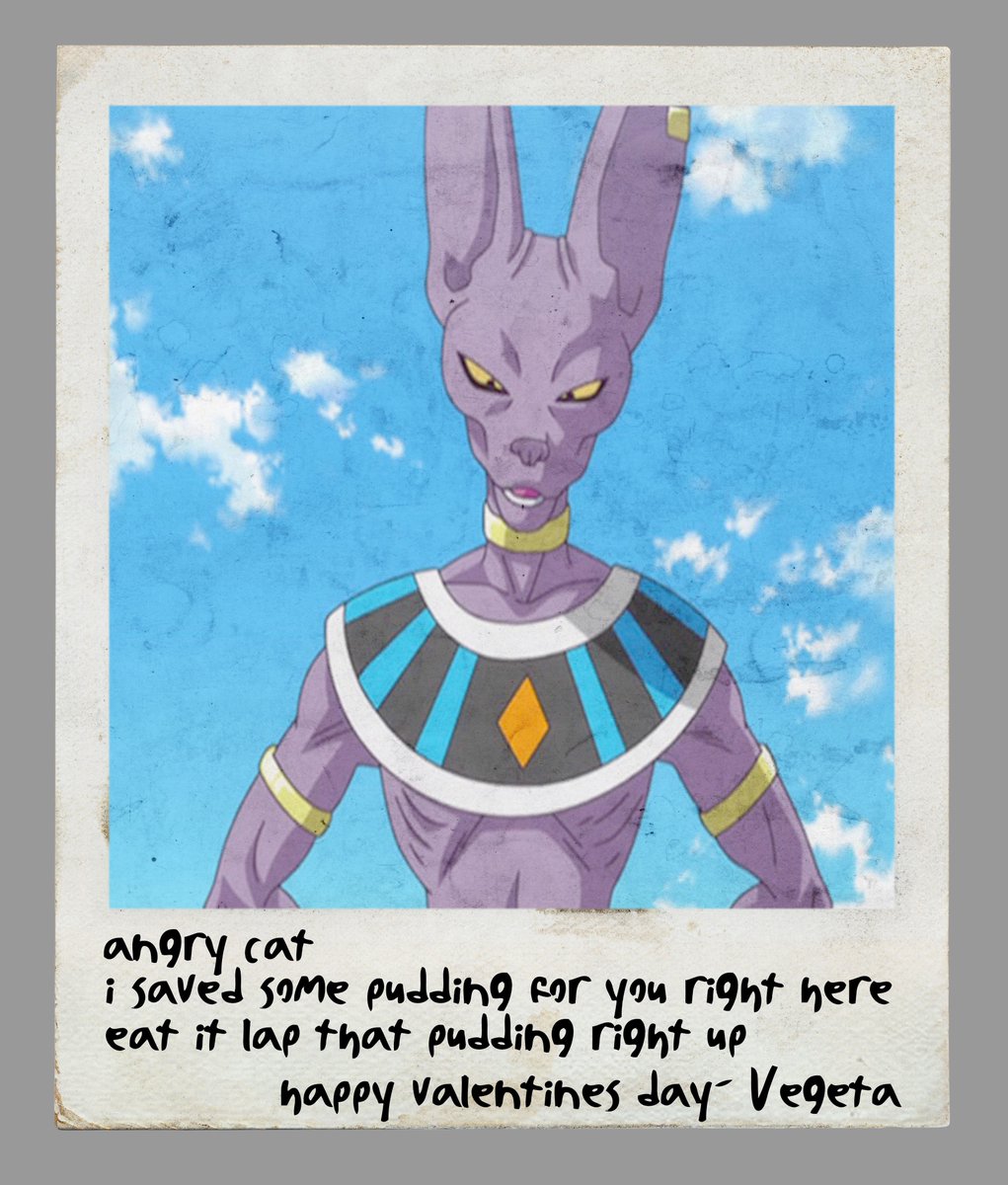 Compilation of Sabat's Valentine's Day Tweets : r/dbz