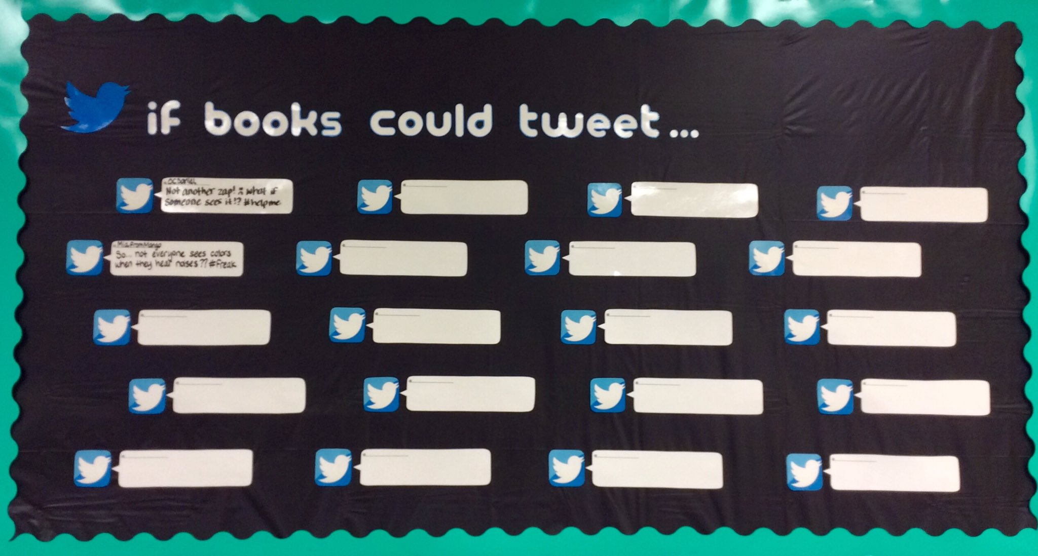 Ms. Kendall Rock on Twitter: "New twitter inspired bulletin board is ...