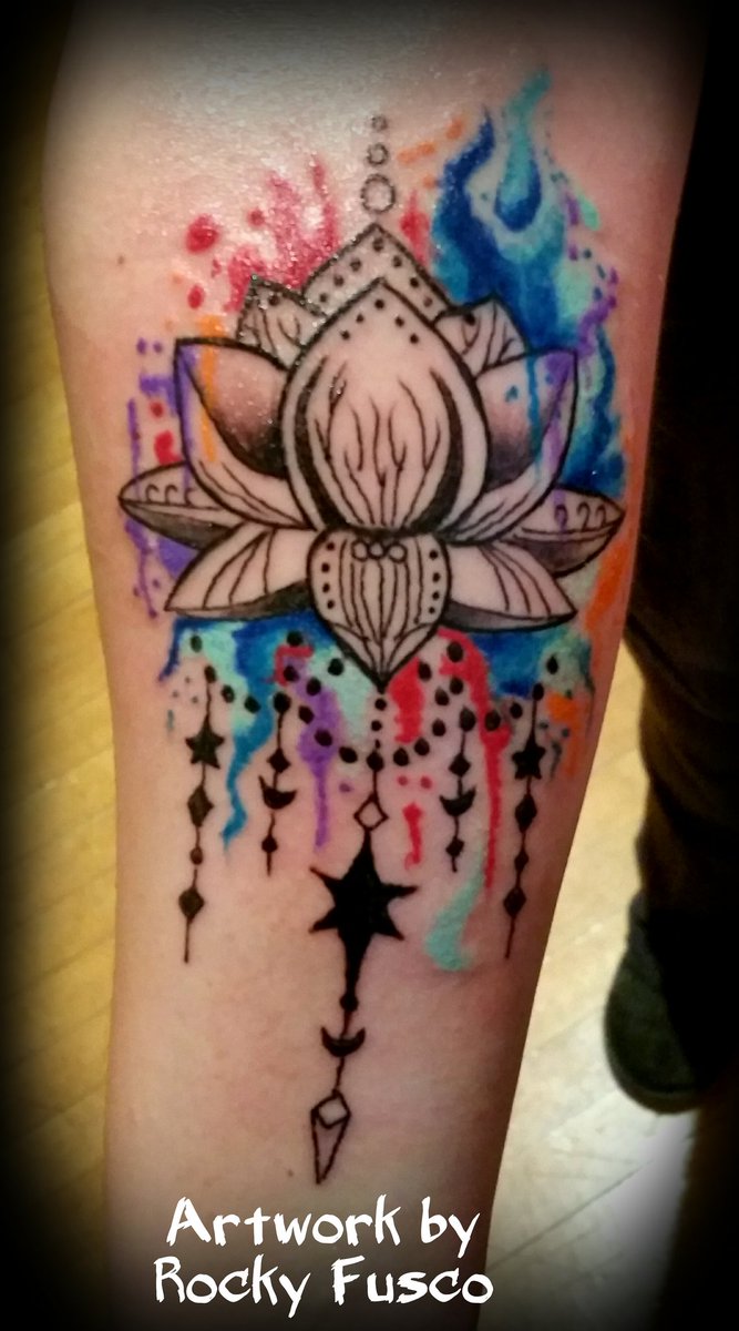 Splash Colour Tattoos