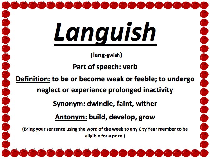 Languish Definition