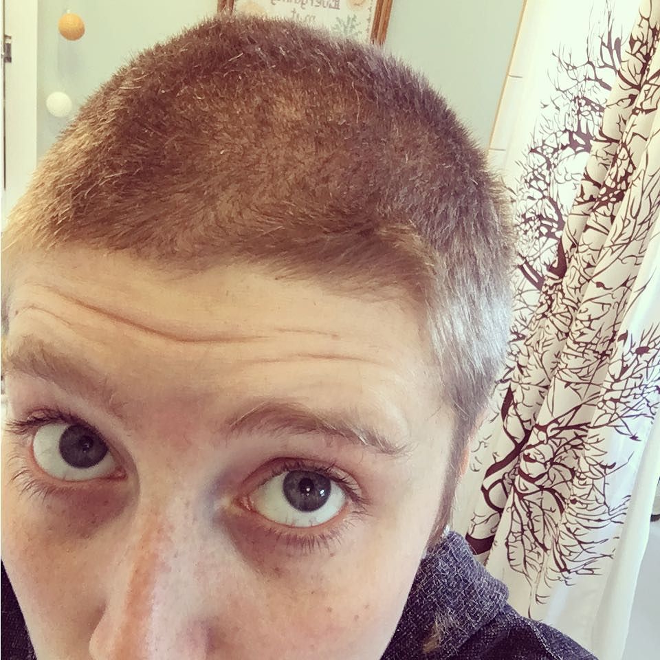 Cowlick In Front Of Hairline