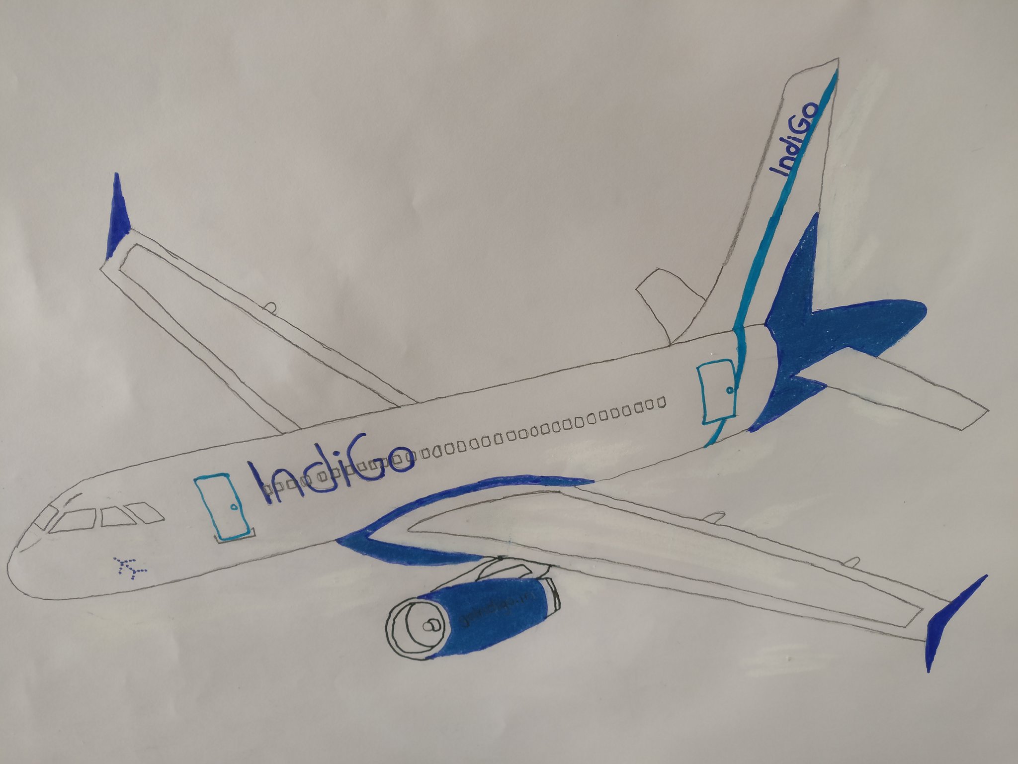 Indigo Drawing