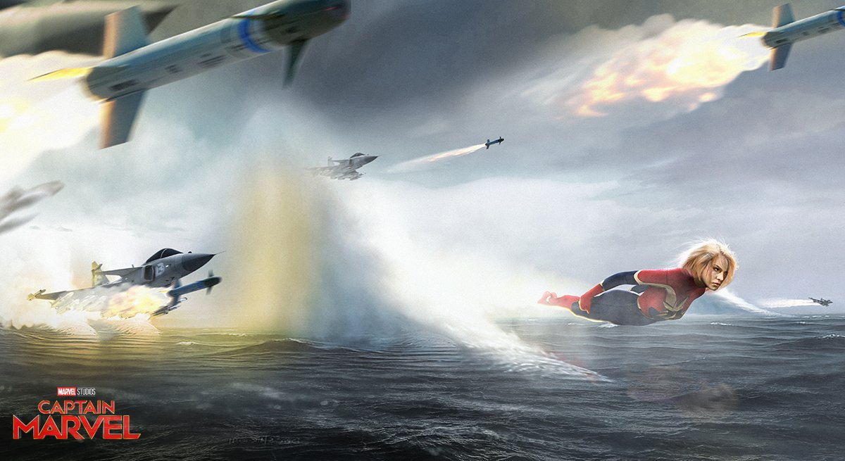 Boss Logic‏ Captain Marvel Fanart. : r/marvelstudios