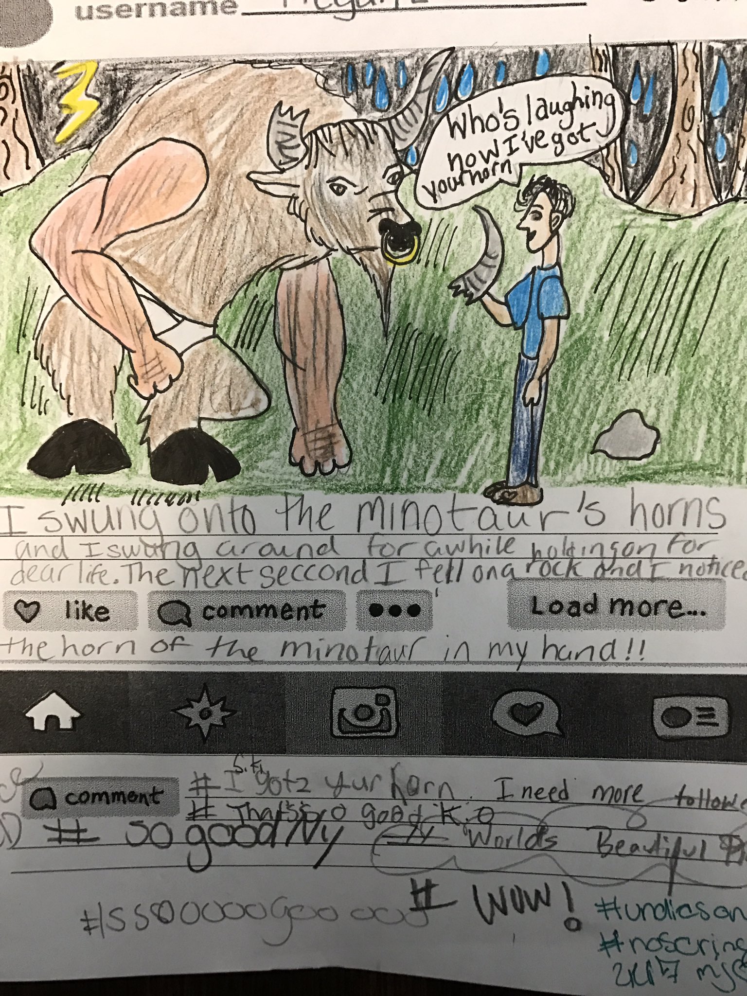 Minotaur Horn Percy Jackson