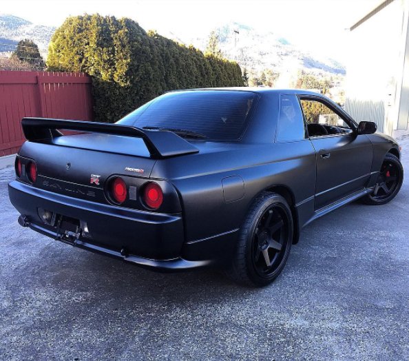 Matte Blue Gtr R32 Skyline