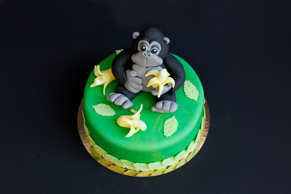 Gorilla Birthday Cake
