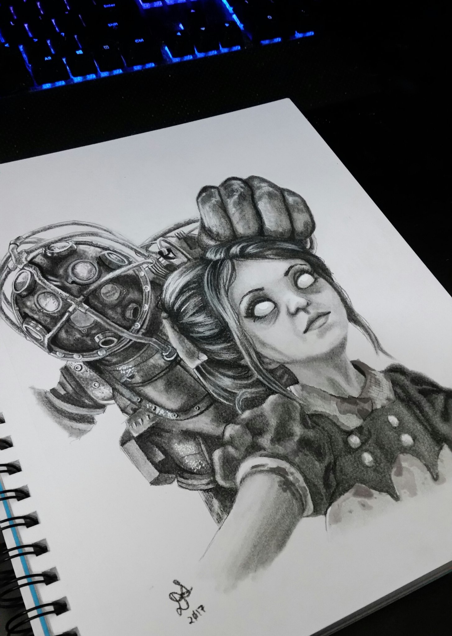 Bioshock Elizabeth Drawing