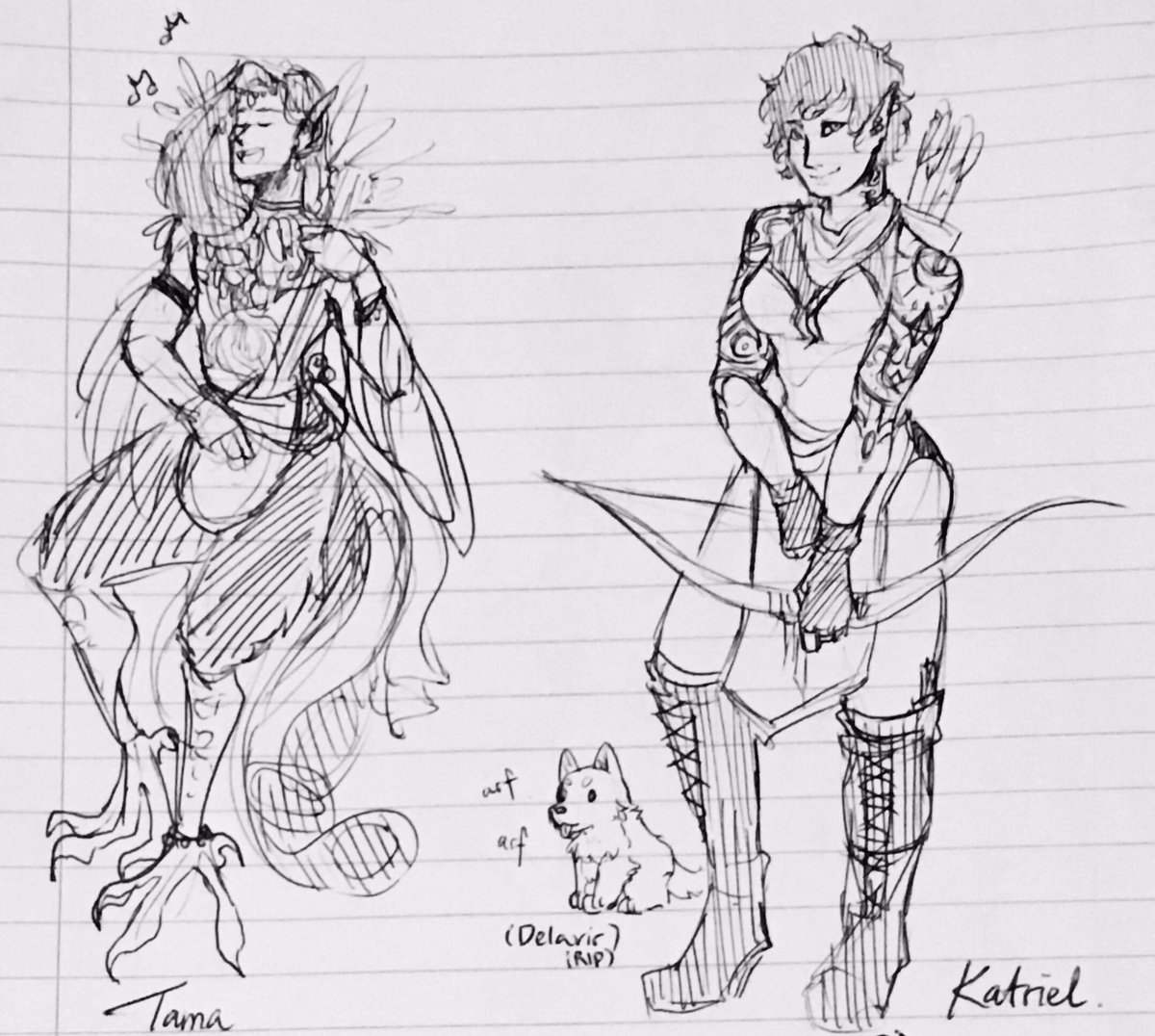 「Me and Fizz played DnD as a flamboyant Peacock Harpy Bard an」Lucius?!の漫画