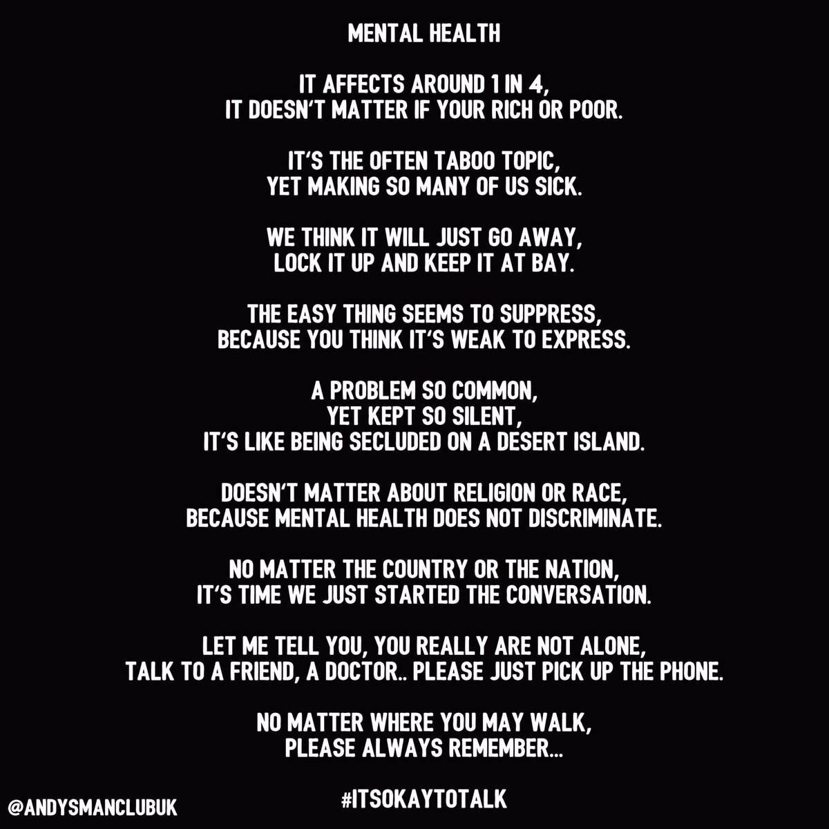Spoken Word Poems About Mental Health