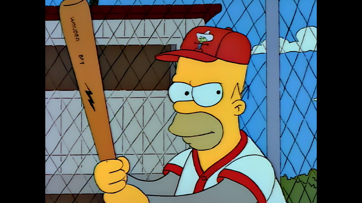 Bat Tomorrow Homer : Homer Bat debuted Tomorrow Homer headlines Stay tuned TheSimpsons HOFHomer ...