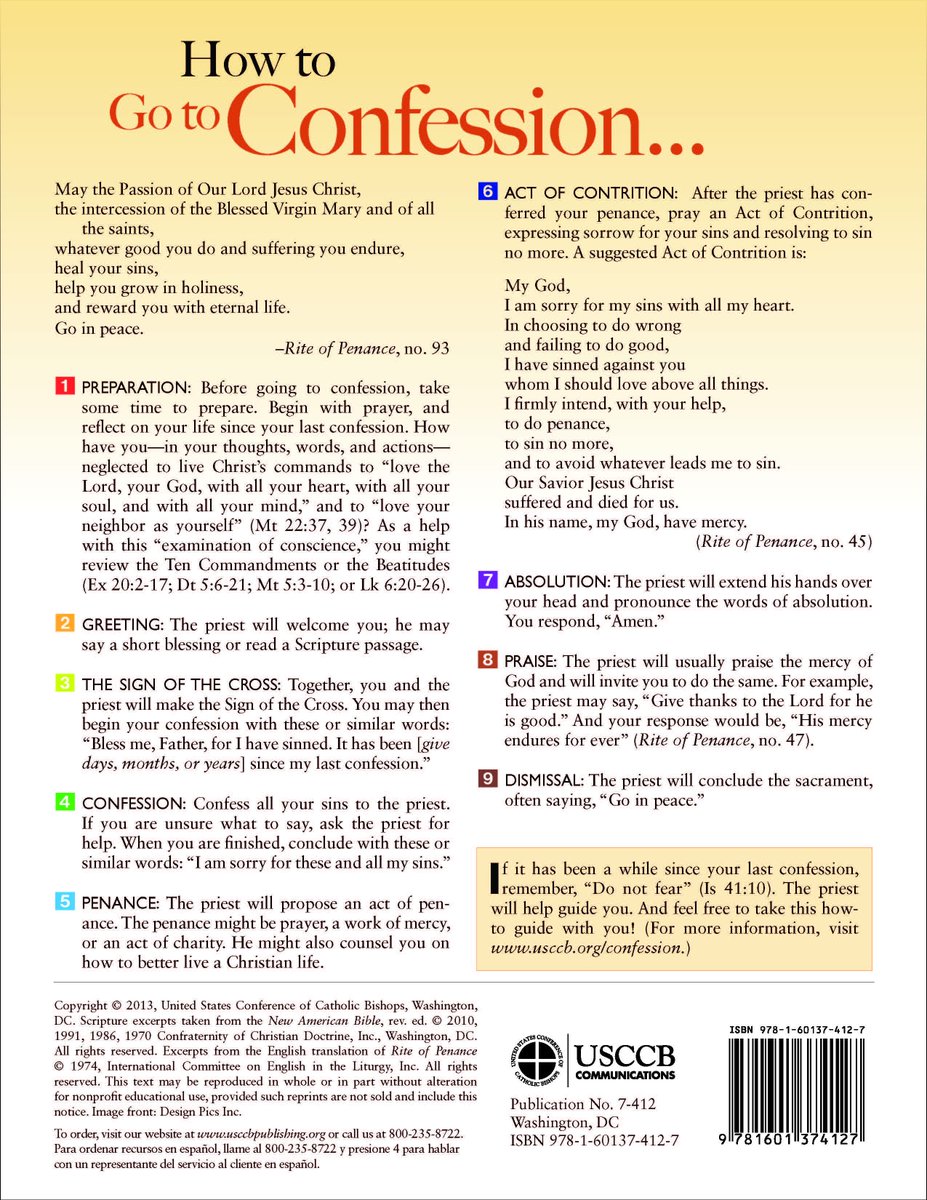 HOW DO I CONFESS MY SINS : r/Catholicism