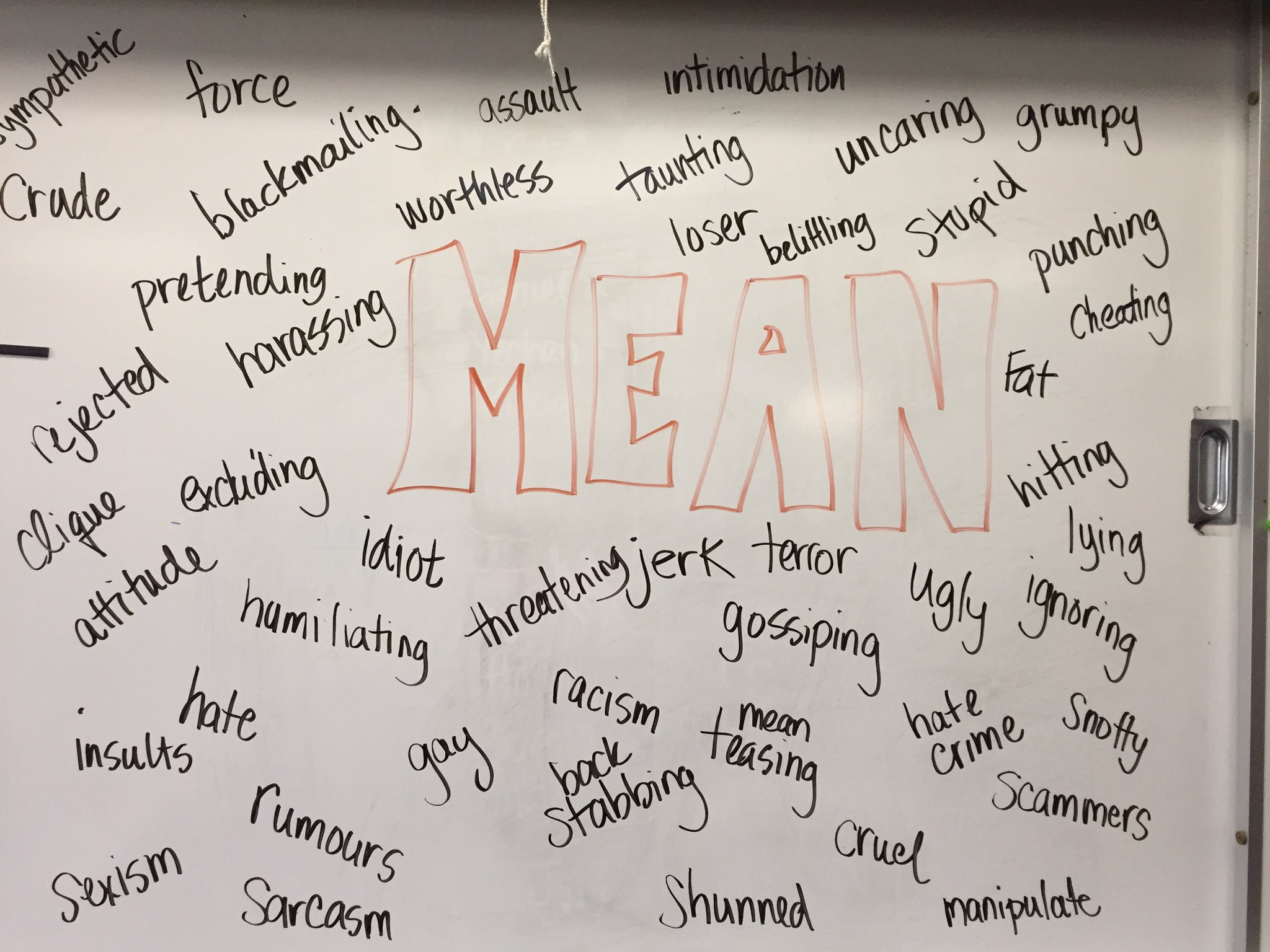 Hurtful Words List
