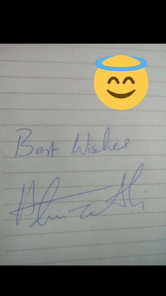 Hamza Signature