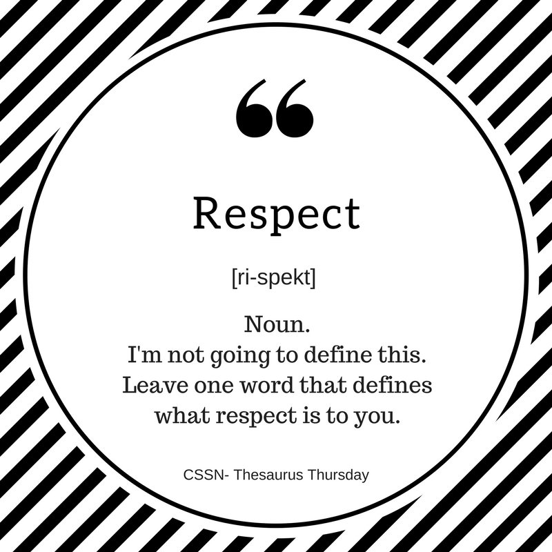 Respect Definition