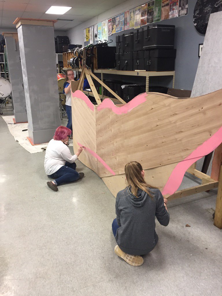 Willy Wonka Pink Boat