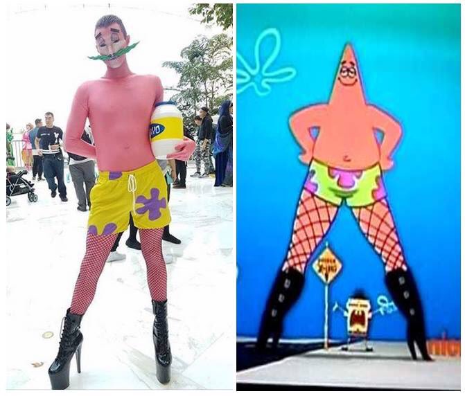 Patrick Star In Heels