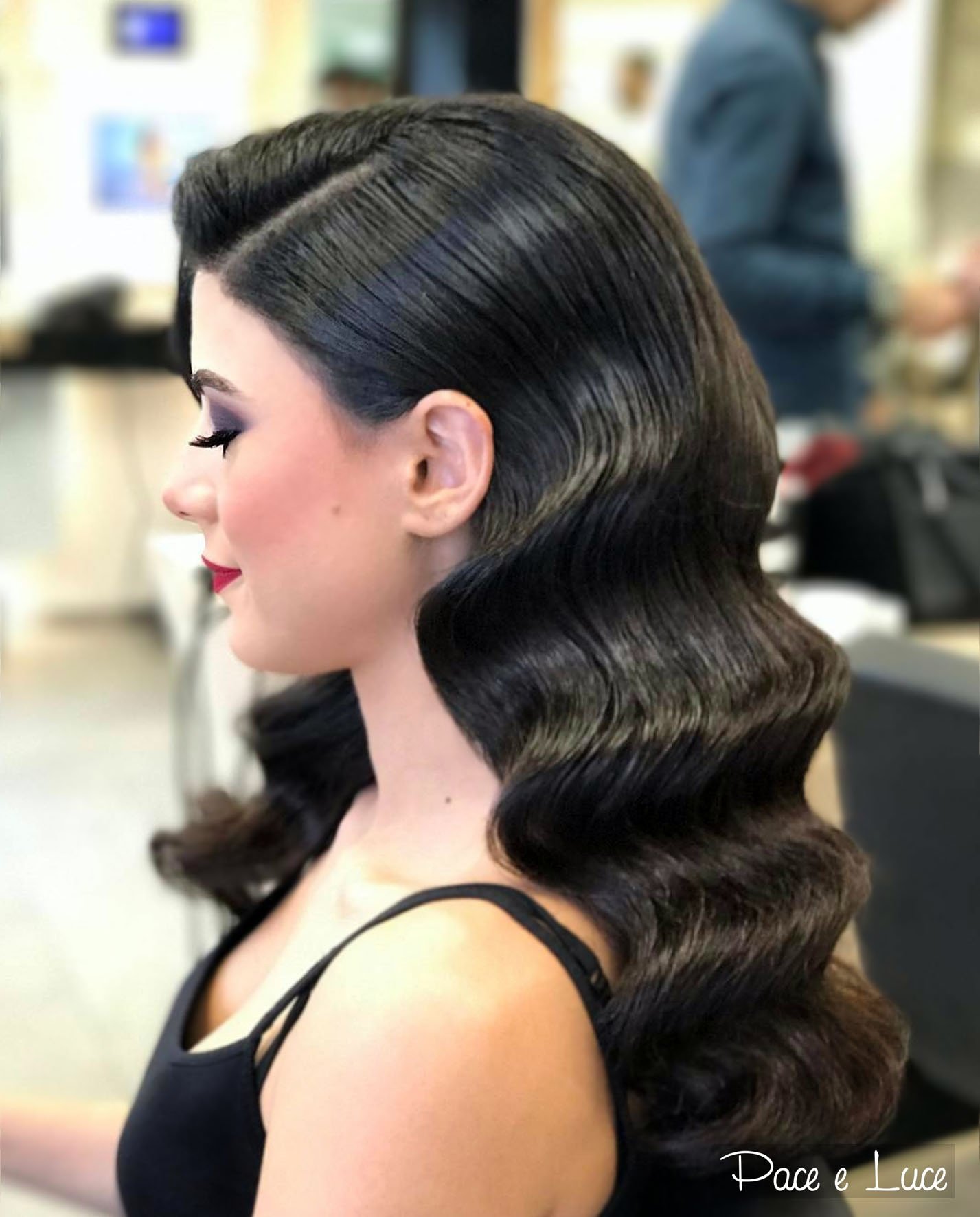 Vintage Wave Hairstyles For Long Hair