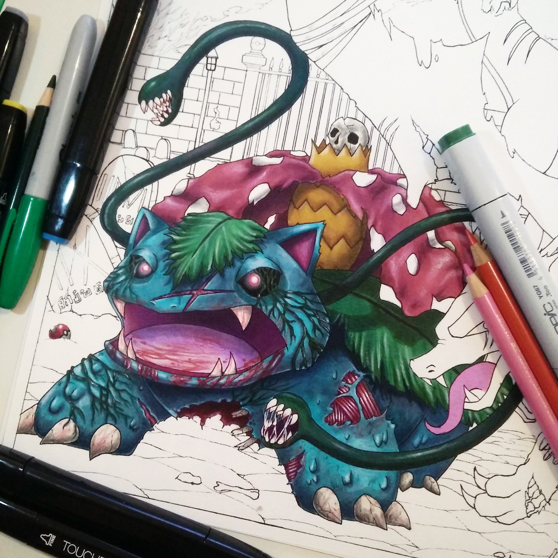 How To Draw Venusaur
