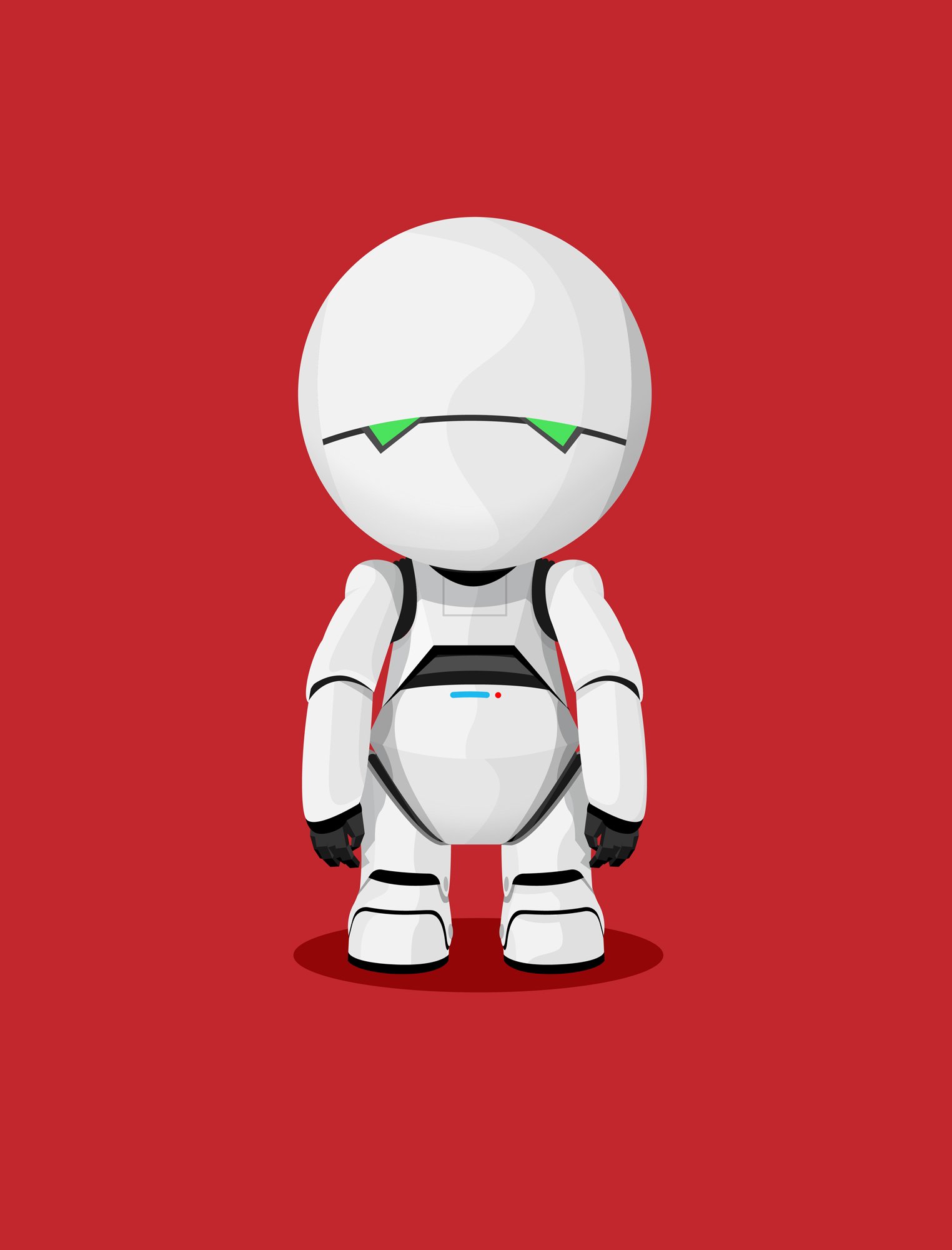 Marvin The Robot From Hitchhikers Guide To The Galaxy