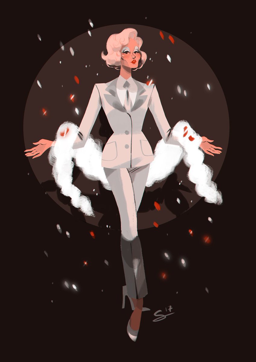 「Elsa Mars from American Horror Story Fre」|🌜Sibylline🌛のイラスト