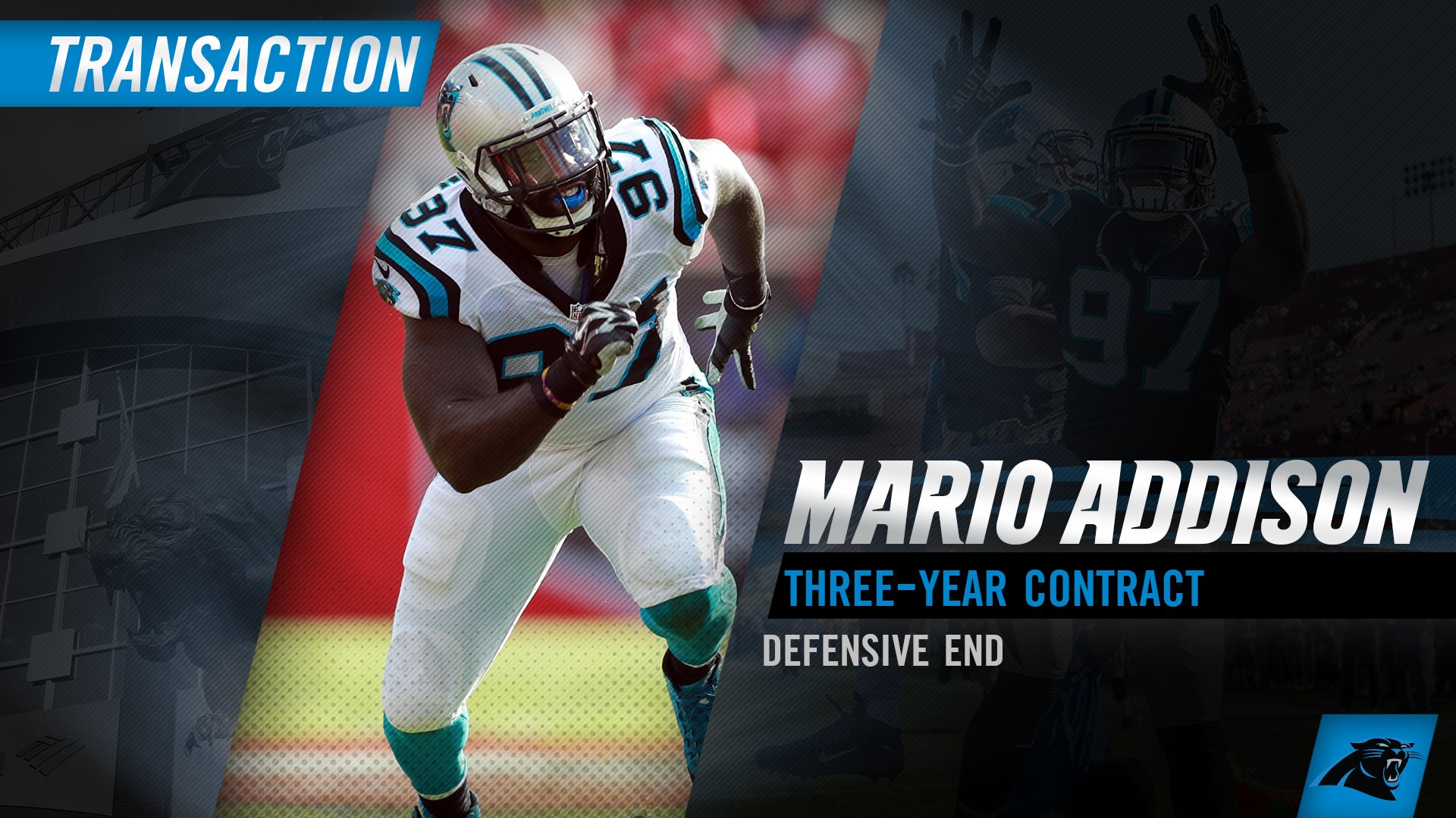 A Panthers hosszabbított Mario Addison-al - NFL HUNGARY