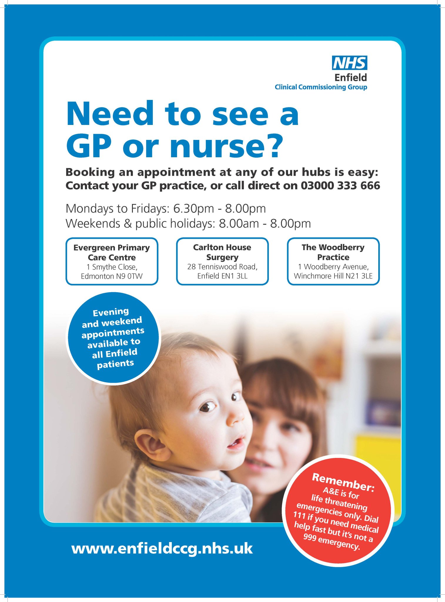 Additional GP appointments available, including weekends - Palmers ...