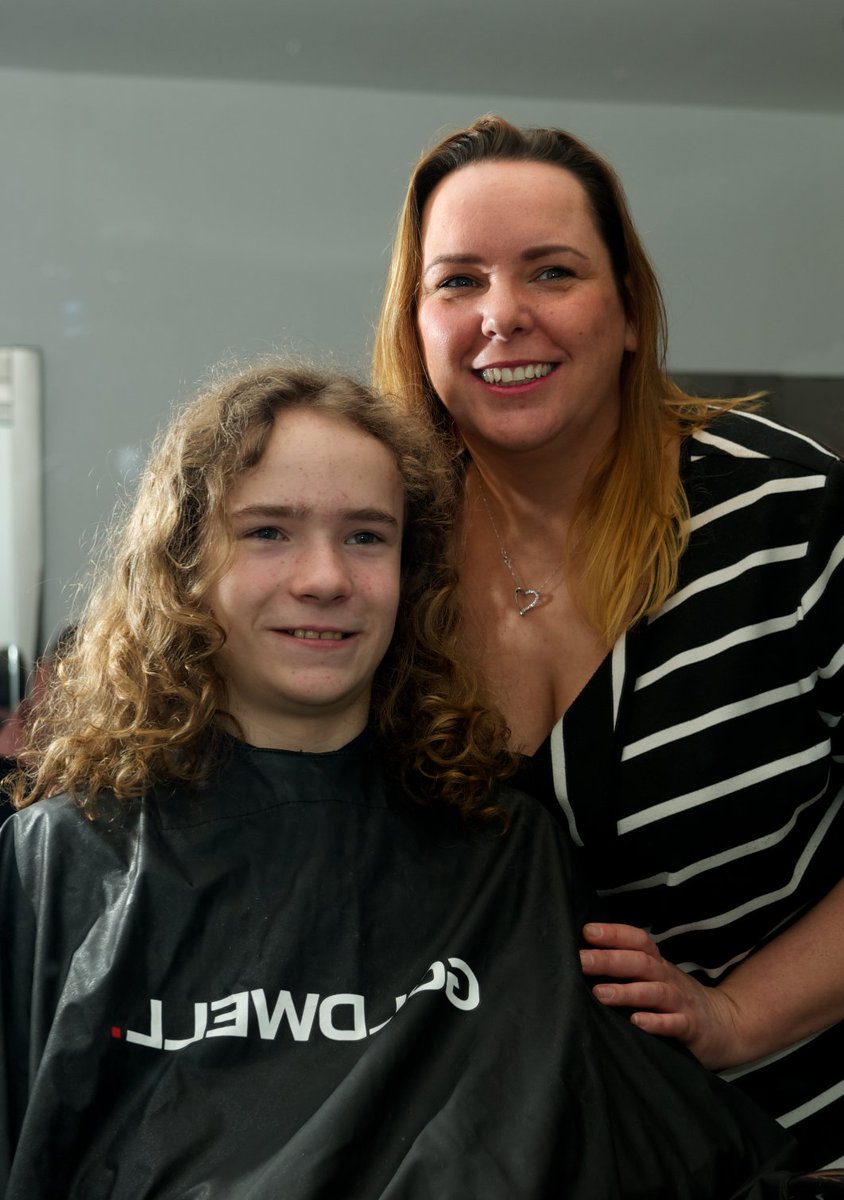 Kind hearted Dylan Reed from Clydebank HS cut off his long locks ...