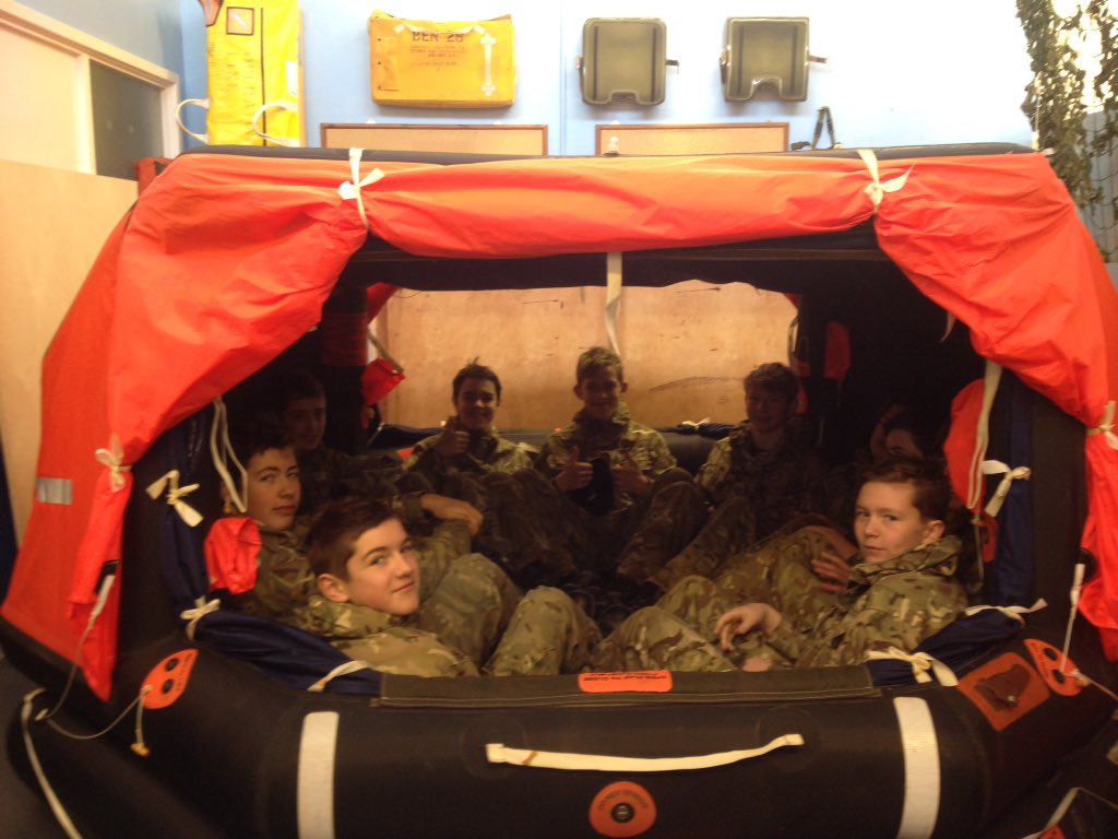Inside A Life Raft