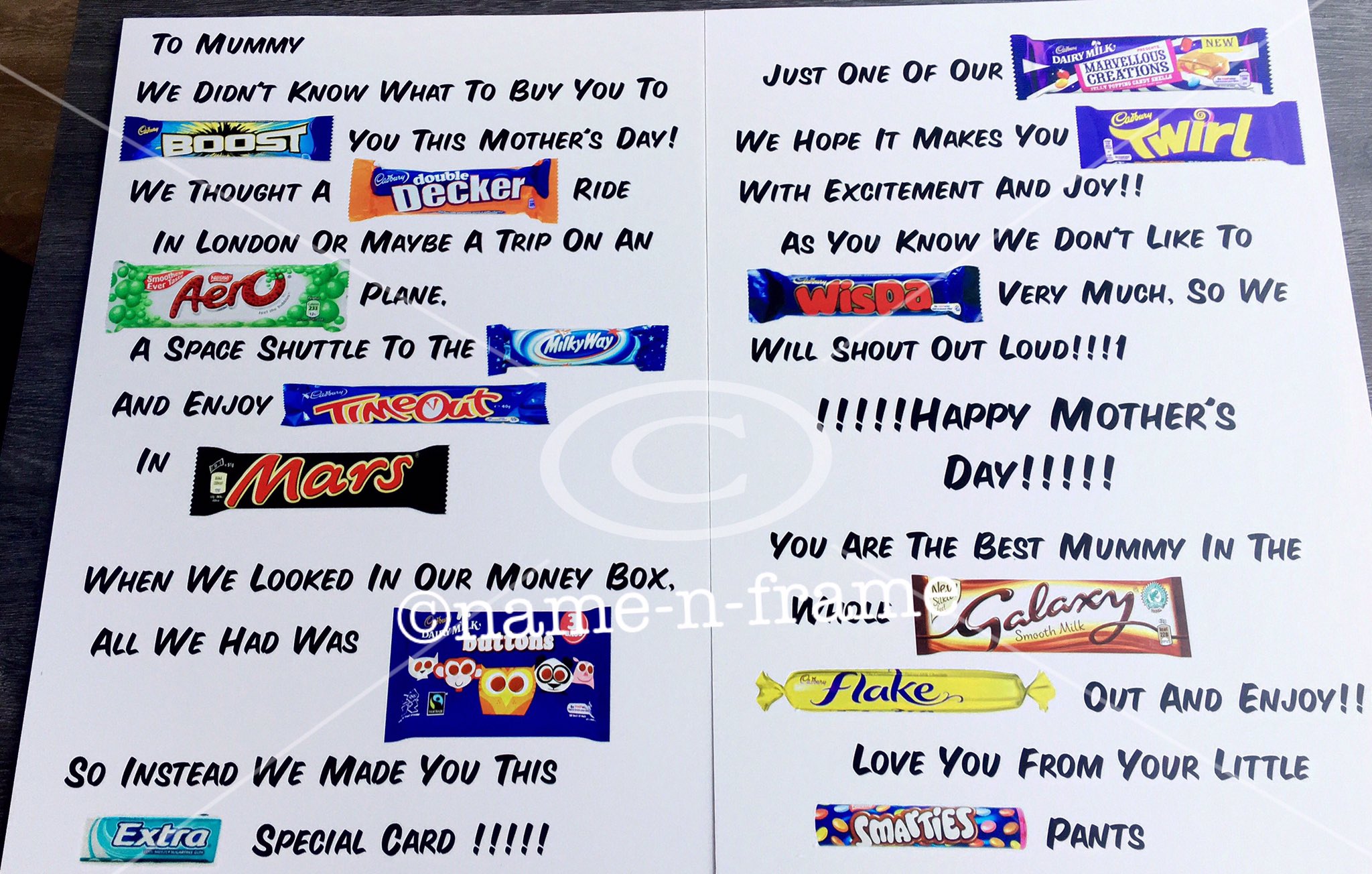 Candy Poems Candy Poem | TPT