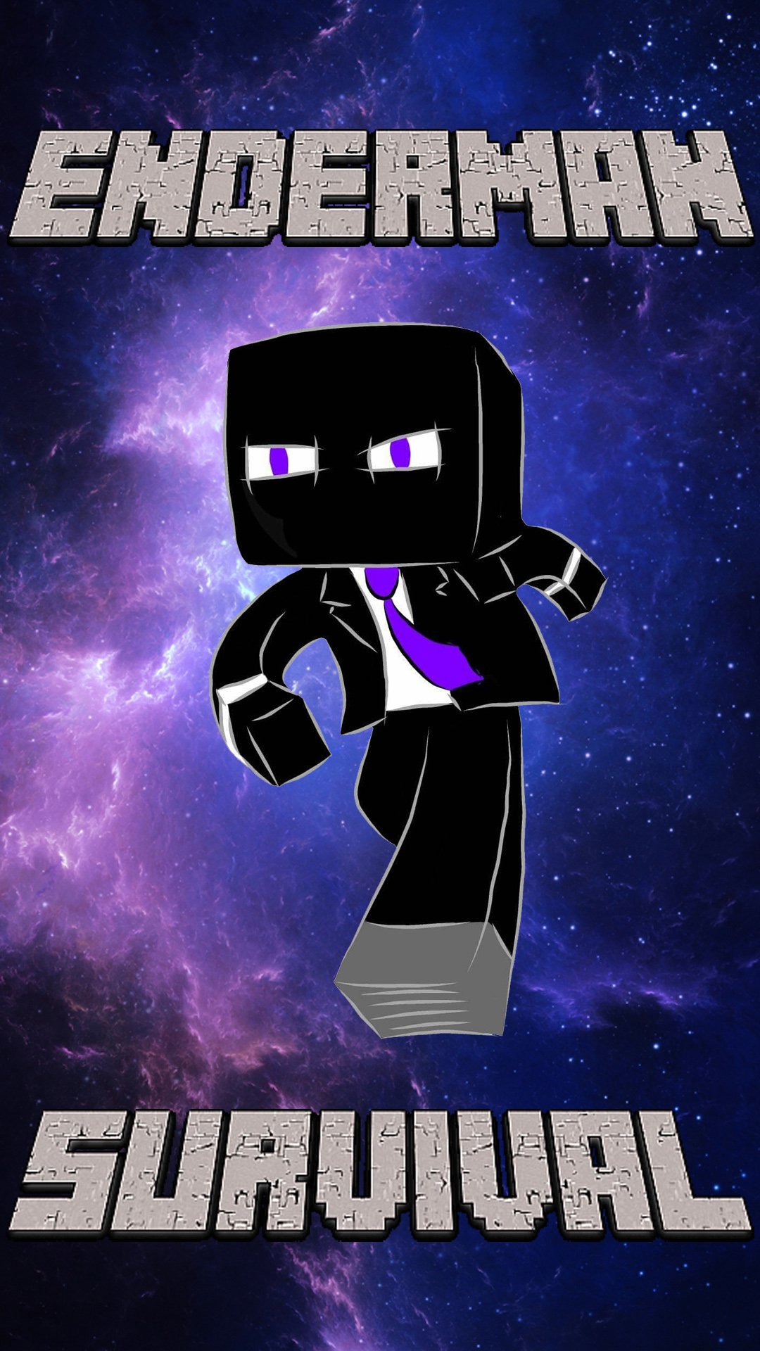 Minecraft Enderman Iphone Wallpaper
